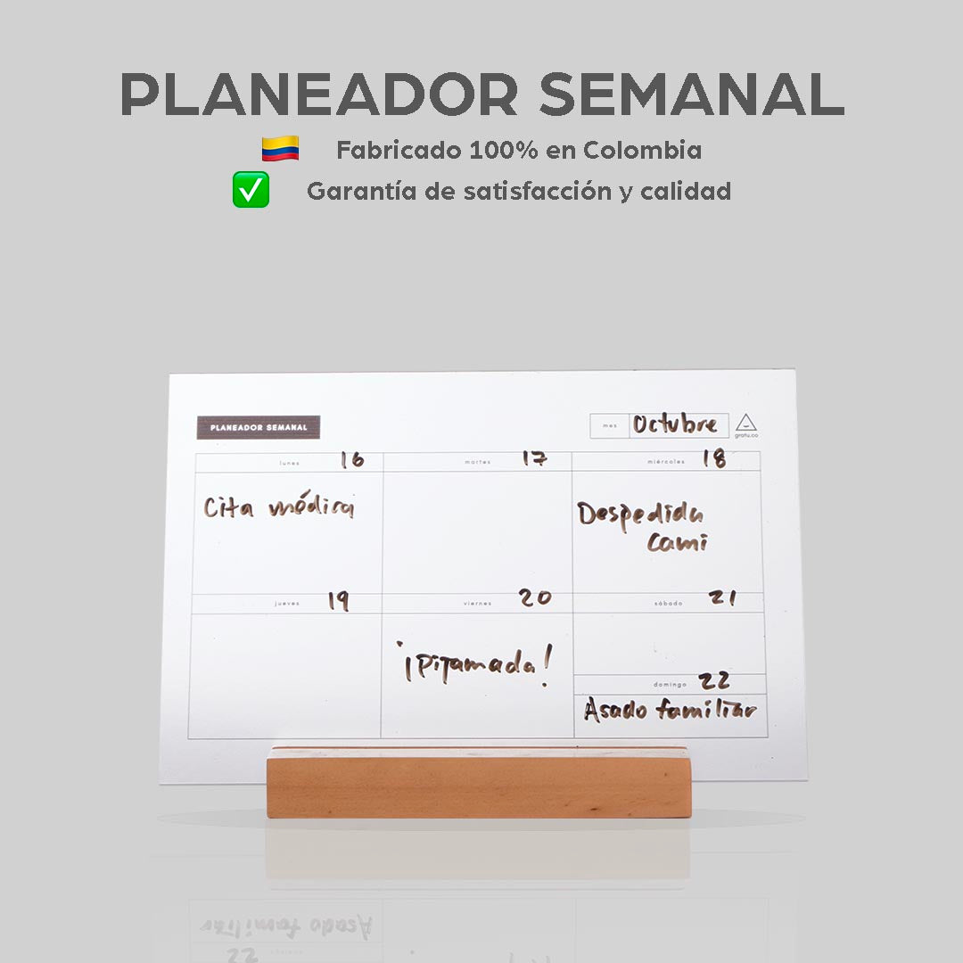 PLANEADORES EN ACRÍLICO – GRATU Colombia